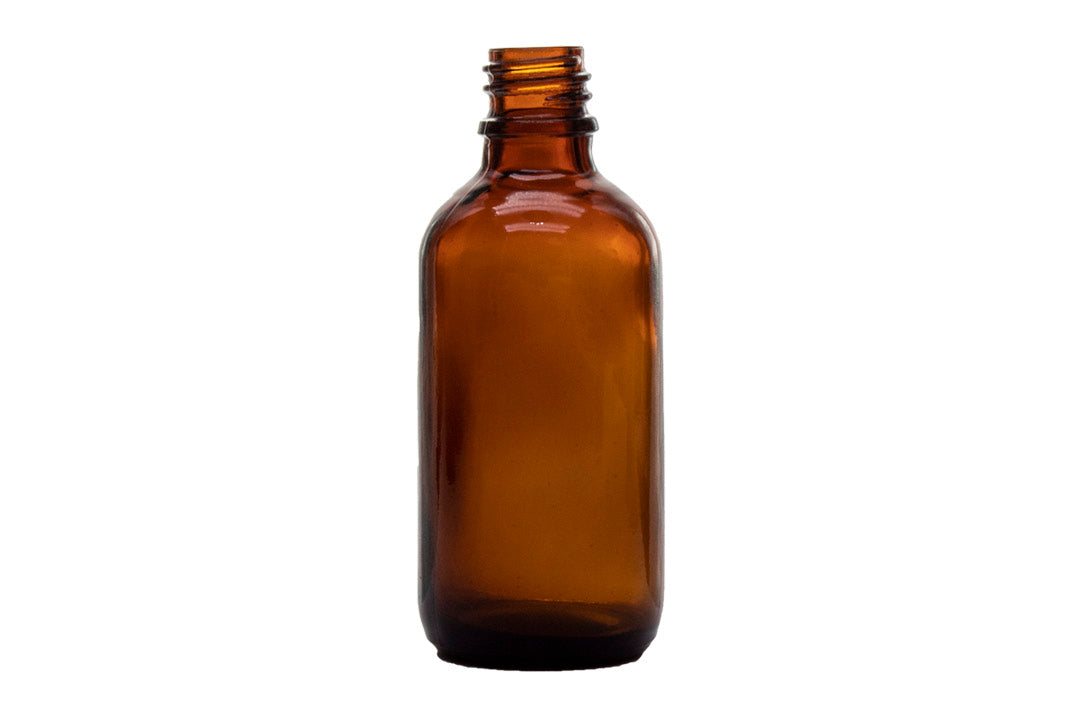 60ml Amber Euro Round Glass Bottle